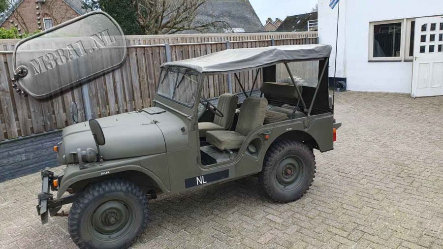 L660NL Nekaf M38a1 Jeep Complete Huif en Kachel LPG GAS Te - Nekaf Jeep ...